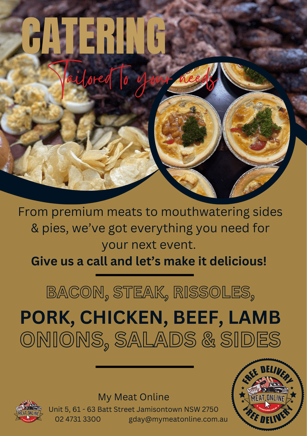 Catering – MY MEAT ONLINE